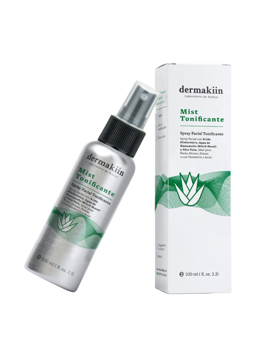 Spray Tónico Facial con Witch Hazel- con Ácido Hialurónico, Agua de Ha ...